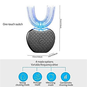 Automatic Sonic Teeth Whitening With Nano Cold Light,New 2-in-1Professional Kit for White Teeth, IPX7 Waterproof Portable Toothbrush