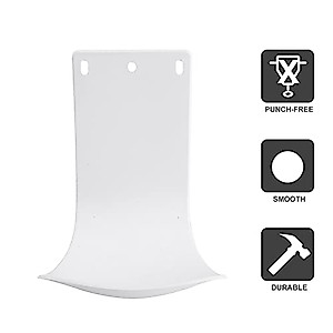 Alipis 5 pcs Plastic Water Tray Kitchen Scrubber Holder Hand Dispenser Tray bathrub Tray soap Dispenser drip Tray soap Dispenser Trays Foam Dispenser Tray Wall-Mounted White Cup Holder