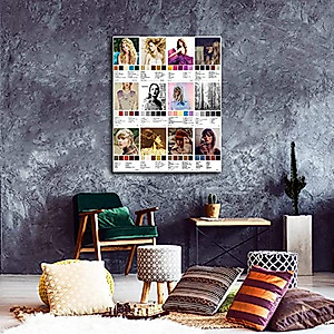 Country music Pop Singers swift Album Poster Taylor Canvas Wall Art Fqeoxlg printing decor NRTIUESX (16x20"Canvas roll,1)