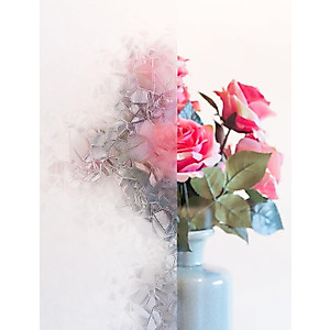 d-c-fix 346-0166 Self-Adhesive Privacy Glass Window Film, Splinter, 17" x 78" Roll