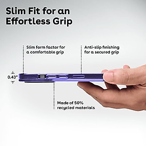 CASETiFY Compact iPhone 13 Pro Max Case [2X Military Grade Drop Tested / 4ft Drop Protection] - Clear Black