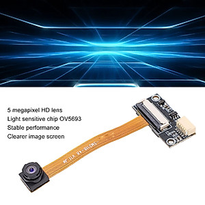 Camera Module, 5MP USB Interface Free Driver Automatic Focusing Performance Stable Video Network Camera Board Black