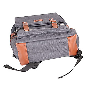 Fvstar Slim Business Laptop Backpack Casual Daypacks Outdoor Rucksack Travel Backpack for Men Women,Tear Resistant Unique Travelling Backpack Fits up to 15.6Inch Laptop,Gray