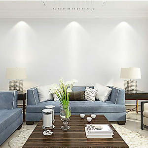 YIZUNNU Self Adhesive Contact Paper Wallpaper Furniture Film Sticker Kitchen Bedroom Wall Home Decoration,Matte White,24x118 Inch