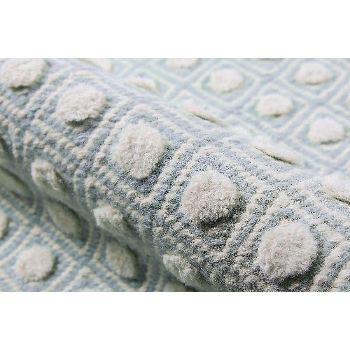 Erin Gates by Momeni Langdon Windsor Blue Hand Woven Wool Area Rug 5' X 8' (LANGDLGD-2BLU5080)