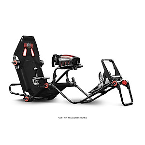 Next Level Racing Free Standing Single Monitor Stand (NLR-A011) and Keyboard and Mouse Tray (NLR-A012) Bundle
