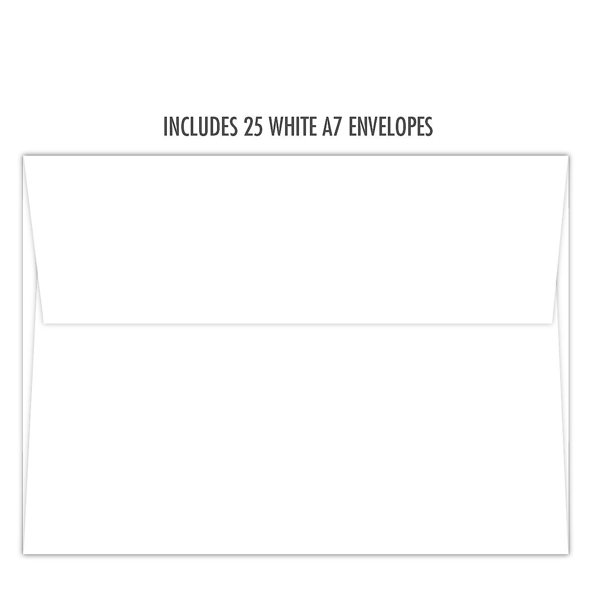 Koko Paper Co It’s A Boy Nautical Baby Shower Invitations with Tear-Off Diaper Raffle Tickets. 25 5x7 Fill in The Blank Style Invites with White A7 Envelopes.