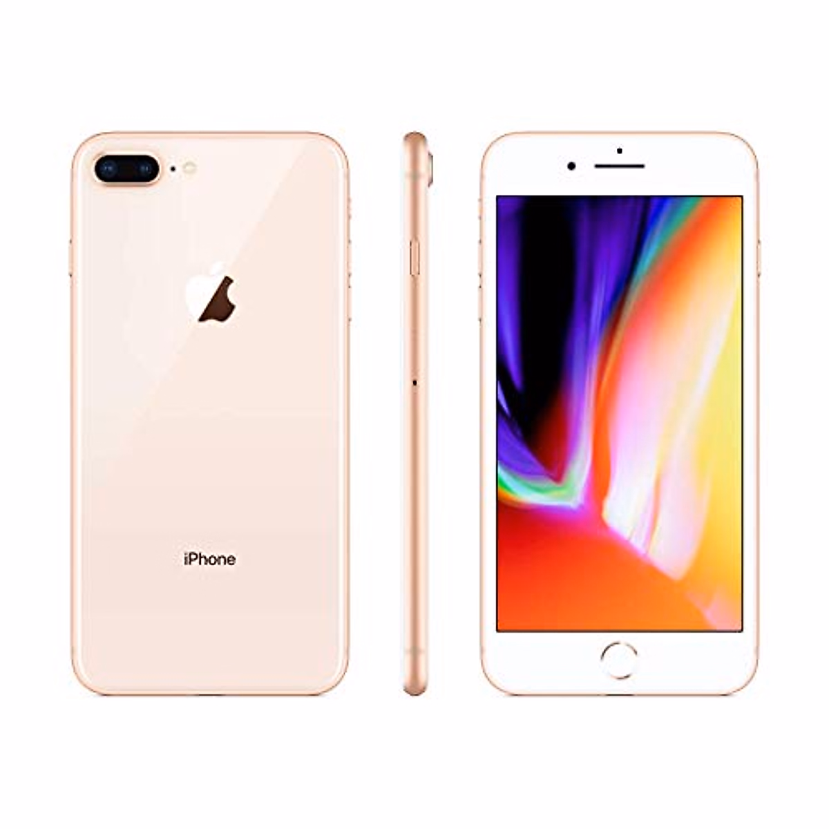 Apple iPhone 8 Plus (64GB, Gold) [Locked] + Carrier Subscription