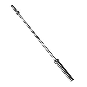 CAP Barbell 2' Olympic Solid Bar, Bronze Bushings, Chrome, 45.75 inches