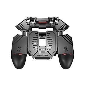 XXHH Mobile Cell Phone Cooler Game Controller Gamepad Cooler Combo Silent Fan Faster Cooling (black)
