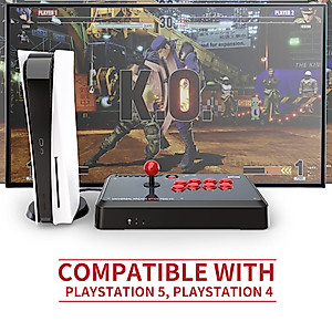 PS5 Fighting Stick PS5 Fightstick MAYFLASH F500 Arcade FightStick joystick and MAGICBOOTS Bundle for PS5 PS4 Compatible PS5, Xbox Series S/X, PS4,PS3, Xbox One, Xbox 360, PC, Switch