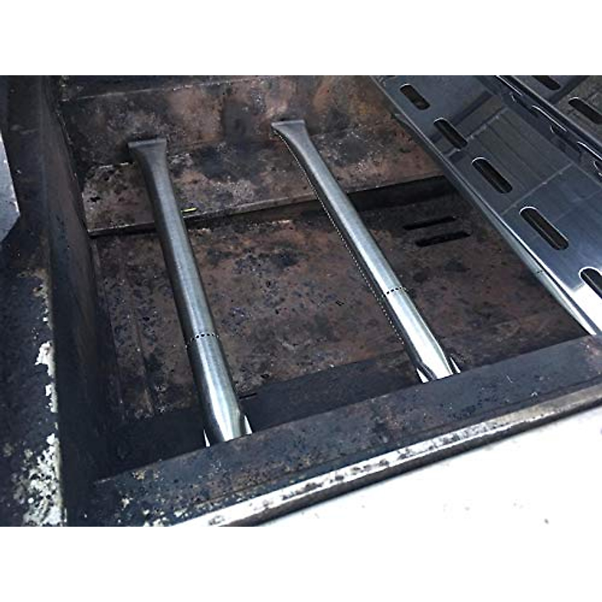 Grill Replacement Parts for Charmglow 720-0234 720-0289, Nexgrill 720-0033 720-0234 720-0289, Kirkland 720-0025 Gas Grills, Heat Plate Flame Tamer, Burner Tube Replacement for Charmglow 5 Burner Grill