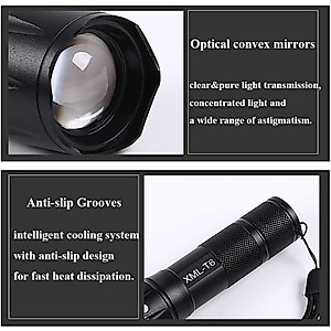 CWUU 18650 Rechargeable Battery 3.7V 9900mah High Capacity for Flashlight 240419 (Flat Top, 2 PACK)