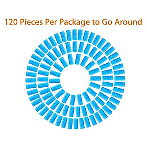 120-Pack of Premium Nasal Aspirator Hygiene Filters, Replacement for NoseFrida Nasal Aspirator Filter, BPA, Phthalate & Latex Free