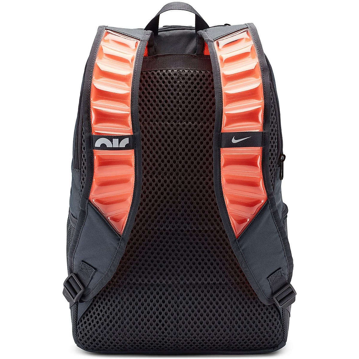 Nike Brasilia Varsity Training Backpack Flint Gray/Black/Total Orange