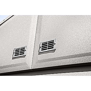 Arrow Shed Elite 12' x 14' Outdoor Lockable Gable Roof Steel Storage Shed Building, Cool Grey