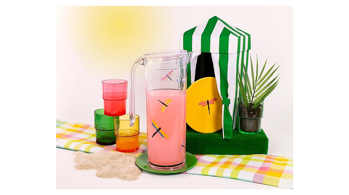 Kate Spade New York Nesting Pitcher Set with Water Pitcher and 4 ...
