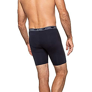 JP 1880 Menswear Big & Tall Plus Size L-8XL Stretch Cotton Long Leg Boxer Briefs Navy Blue 54/56 711242 70