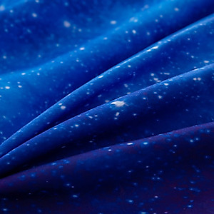 NINENINE Galaxy Bedding Full Size Comforter Sets for Girls Space Bedding Set Girls Comforter Sets Full Purple Bedding Sets with 1 Comforter 2 Pillowcases