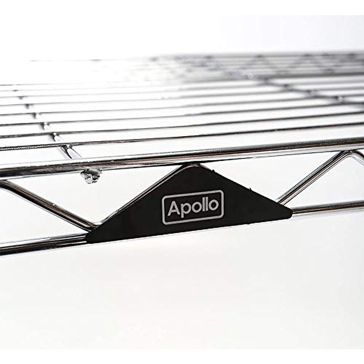 Apollo Hardware Chrome 3-Shelf Wire Shelving with Wheels 14"x36"x36"