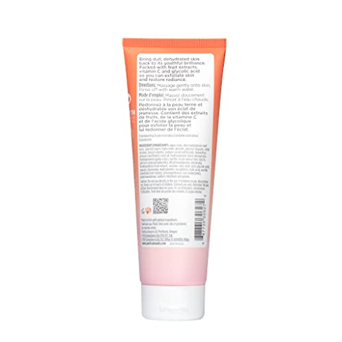 Pacifica Beauty, Glow Baby Super Lit Enzyme Scrub, Face Scrub Exfoliating Face Wash, Vitamin C & Glycolic Acid, Unclog Pores, Brightening, For soft & smooth skin, Microbead Free, Vegan & Cruelty Free