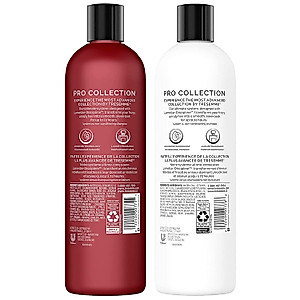 TRESemme Shampoo and Conditioner Set, Keratin Smooth - Anti Frizz Hair Products with Keratin Protein, Promotes Smooth Sleek Hair for up to 72 Hours.