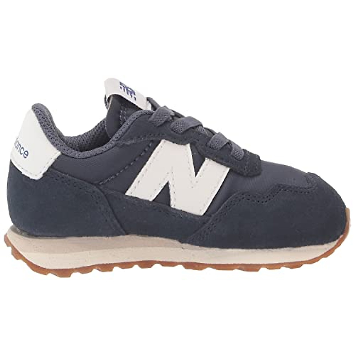 New Balance Kids 237 Bungee Sneaker, NATURAL INDIGO/MOONBEAM, 9 M Toddler (1-4 Years)