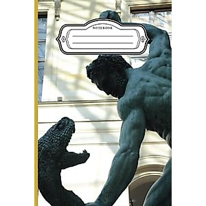 Aesthetic Notebook: Apollo Sauroktonos, The Lizard Killer, Lined Paper, 6 x 9, Greek Statue, MIRAKULOS