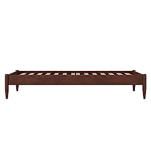 AFI, Pasadena 14" Twin XL Wood Basic Platform Bed Frame, Walnut