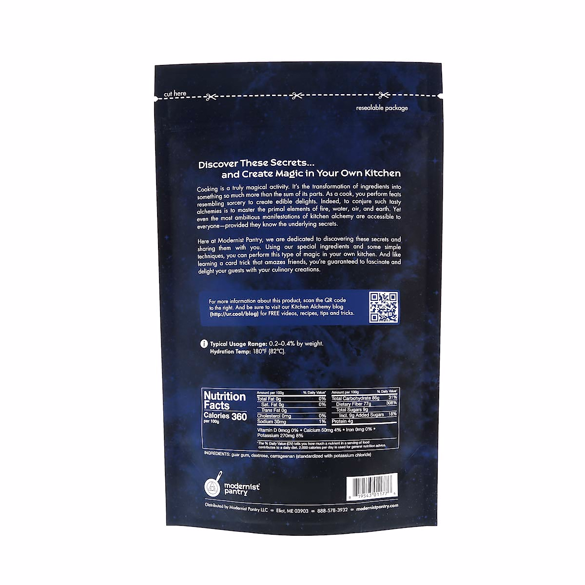 Perfect Ice Cream [Ice Cream Stabilizer] Vegan OU Kosher Certified - 400g/14oz (stabilizes and prevents crystal formation in ice cream recipes)