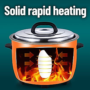 Wantjoin Rice cooker Stainless Rice Cooker & Warmer Commercial Rice cooker for party and family(10L capacity for 4.2L rice,42CUPS)