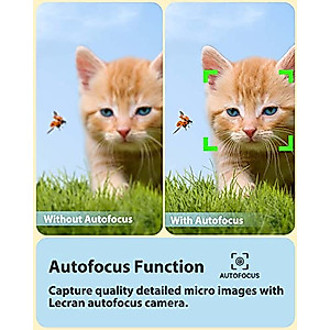 Kids Camera, Lecran Digital Camera Autofocus 1080P 48MP Vlogging Camera with 16X Digital Zoom, LCD Screen, Compact Portable Mini Toy Cameras Gift for Students, Teens, Kids, Girls, Boys (Sky Blue)