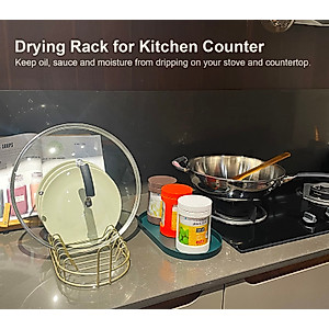 HAFUU Small Dish Drainers for Inside Sink, In Sink Mini Dish Drying Rack with Drainboard for Kitchen Counter