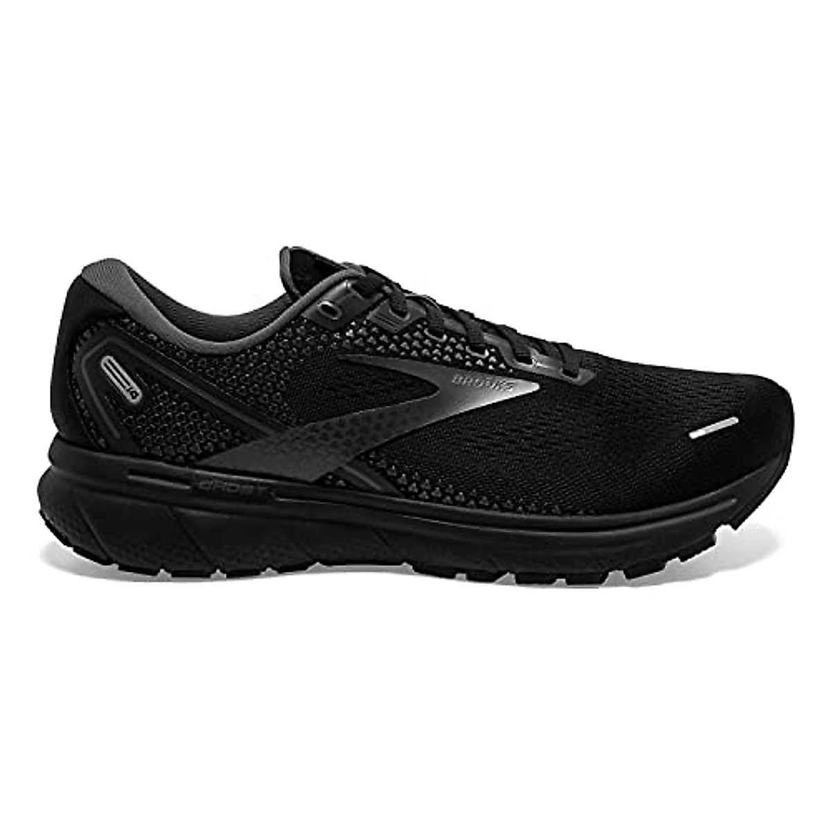 Brooks Men's Ghost 14 Neutral Running Shoe - Black/Black/Ebony - 10.5 Medium