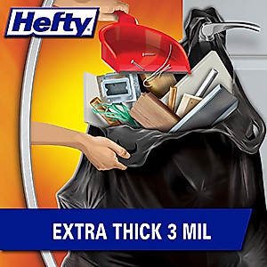 Danby Designer DAR044A4BDD-6 4.4 Cu.Ft. Mini Fridge, Compact Refrigerator for Bedroom, Living Room, Bar, Dorm, Kitchen, Office, E-Star in Black & Hefty Load & Carry Heavy Duty Contractor Large