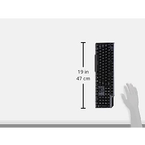 MSI Mechanical Gaming Keyboard, Clicky Kailh Box White Switches, RGB Mystic Light (Vigor GK50 Elite BW)