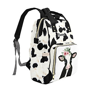 Diaper Bags with Name Waterproof Mummy Backpack Nappy Nursing Baby Bags Gifts Tote Bag for Women