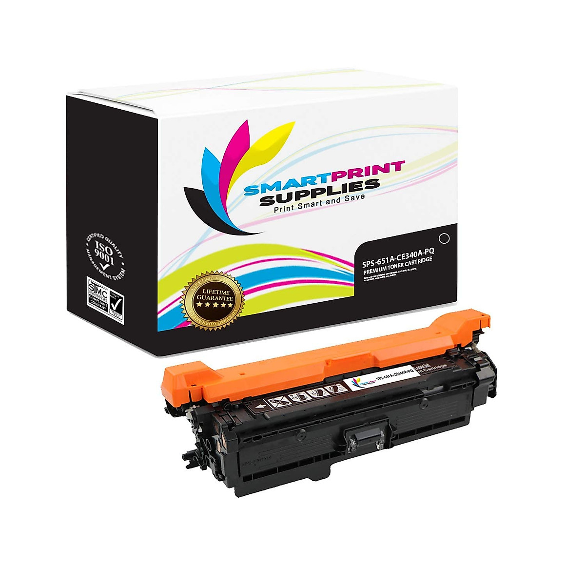 Smart Print Supplies Compatible 651A CE340A Black Premium Toner Cartridge Replacement for HP Color Laserjet MFP M775 M775D, Enterprise 700 M775DN M775F M775Z+ Printers (13,500 Pages)-2 Pack