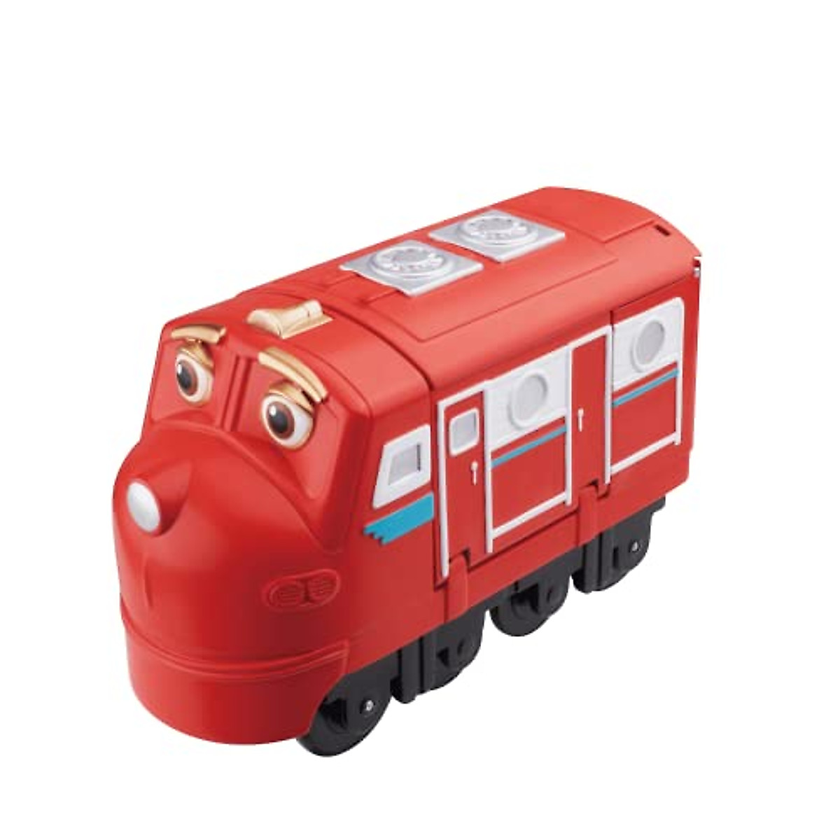 Chuggington - Pop and Transform Chuggers – Wilson - 5" Transforming Train Toy - Free-Rolling Wheels - Birthday Gift for Preschool Kids Age 3 and Up - Fun for 3 4 5 Year Old Boys and Girls