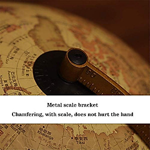 World Globes-Educational World Globe with Adults Desktop World Globe Educational Toy for Children-Geography Learning Toy