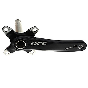 Litetop Bike Crank Arm Set Mountain Bike Crank Arm Set 175mm 104 BCD with Bottom Bracket Kit and Chainring Bolts for MTB BMX Road Bicyle, Compatible with Shimano, FSA (1 Pair)