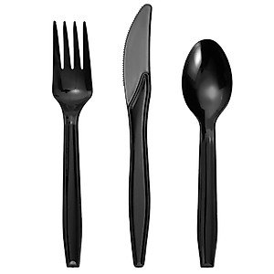 Juvale 144 Piece Race Car Birthday Party Supplies with Checkered Flag Plates, Napkins, Cups, and Cutlery (Serves 24)