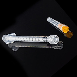 Disposable 1cc/ml Luer Lock 25G Tool, Individually Packaged-Pack of 100