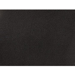 CISMARK Womens Half Sleeve Ribbed Midi Dress Modest Casual Work Dress with Pockets Black Print XL