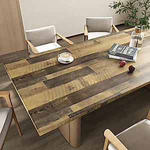 VEELIKE Wood Contact Paper Peel and Stick Countertops for Kitchen Butcher Block Countertop Contact Paper Waterproof Wood Wallpaper 15.7''x118'' Self Adhesive Wood Grain Vinyl Wrap for Wall Table Floor