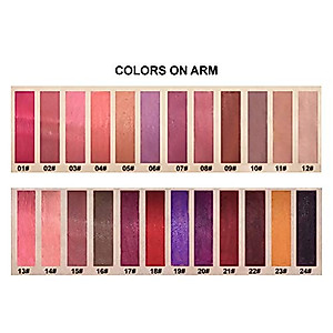 MAEPEOR Matte Liquid Lipstick Set 3PCS Velvety Lip Gloss Kit Long-Lasting Wear Non-Stick Cup and Not Fade Lipstick Makeup Set for All Skin Underton (3Colors Set 08)