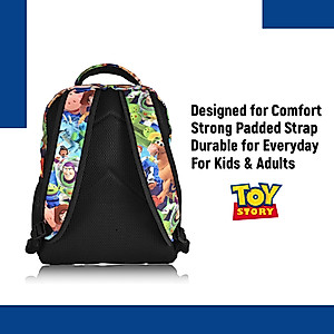 Disney Toy Story Backpack For Kids | Woody, Buzz Lightyear Bookbag For Toddlers, Boys, Girls | Officially Licensed Pixar Backpacks For Toys