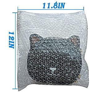 12" x 12" Bubble Out Bags&Pouches, 50Pcs Bubble Pouches Wrap Bag, Double Walled Bubble Cushioning Bags for Moving and Storage, Shipping and Packing Supplies for Dishes Glasses Plates