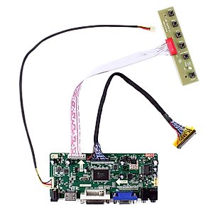 HDMI DVI VGA Audio LCD Controller Board Work for 15.6inch 1366x768 G156XW01 V3 G156BGE-L01 G156XTT01.1 LCD Screen