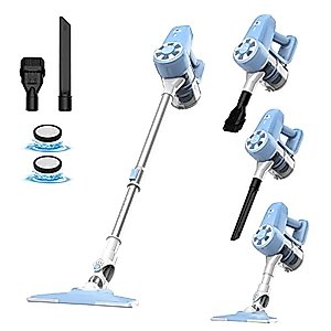 UMLo Cordless Vacuum Cleaner, 6-in-1 Lightweight Stick Vacuum with 2200 mAh Battery, Powerful Rechargeable Vacuum Cleaner, 40 Mins Max Runtime, Perfect for Hardwood Floor Carpet Pet Hair Home-N3